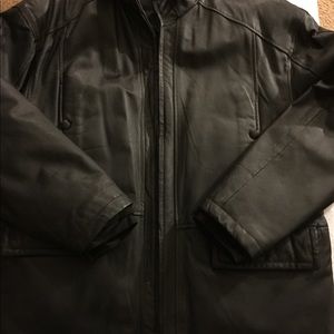 Kenneth Cole | Jackets & Coats | Kenneth Cole Leather Coat | Poshmark